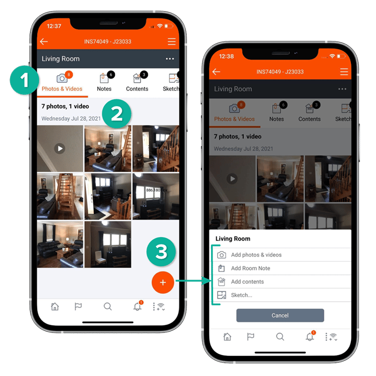 Learn about Encircle's updates to the Room Details page