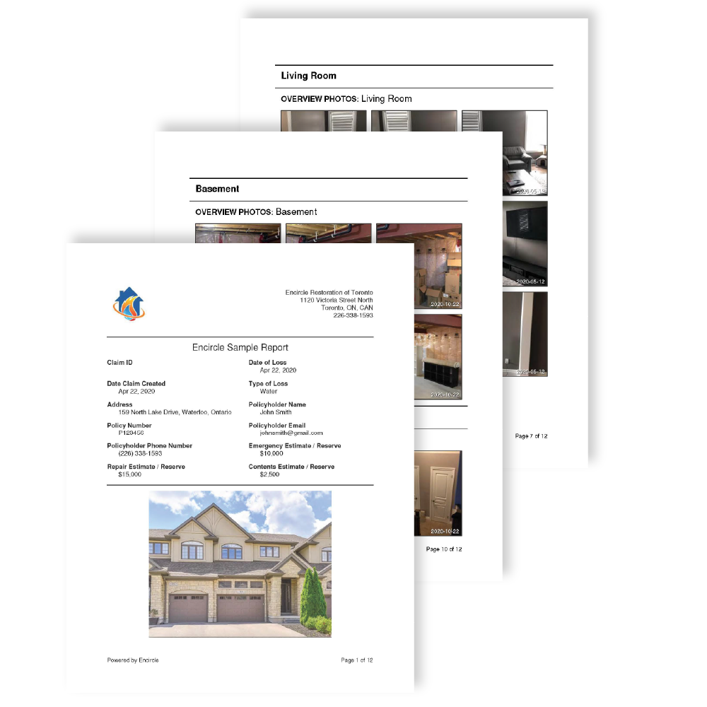 Encircle Reporting | High-quality, custom reports, created in minutes.