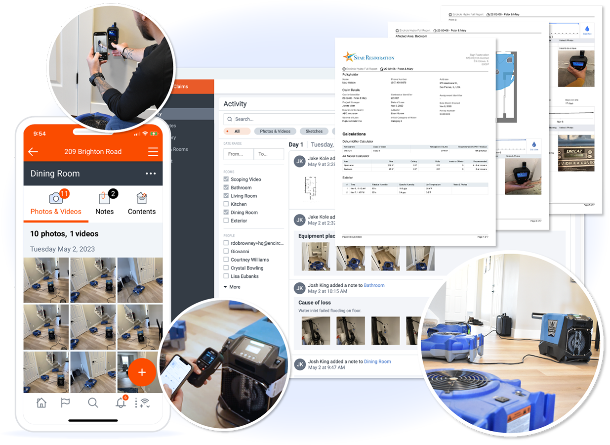 Encircle: a field documentation app for restorers