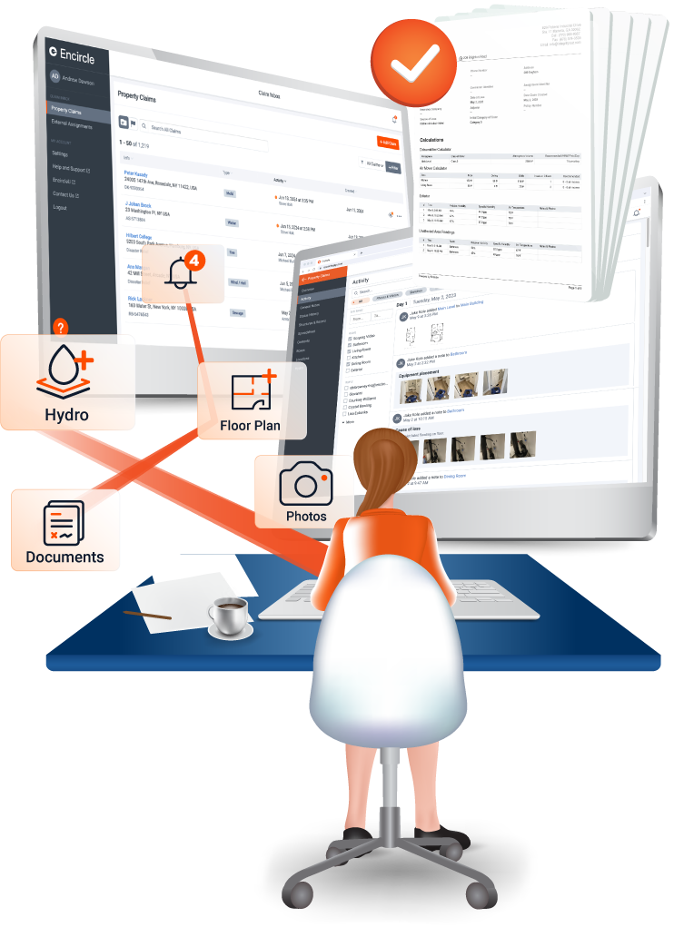 Real-time field documentation for admin teams with Encircle.