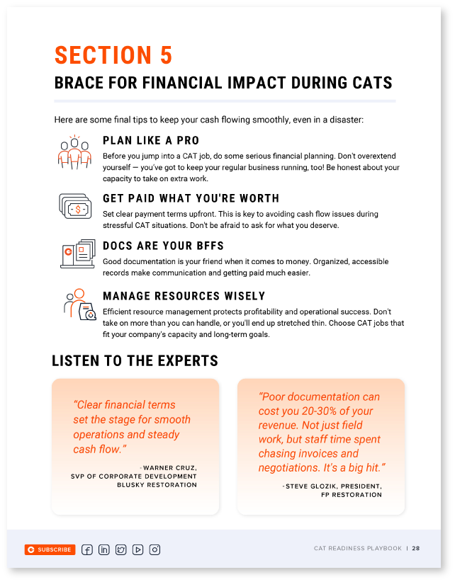 CAT Readiness Playbook: Excel in CAT restoration planning