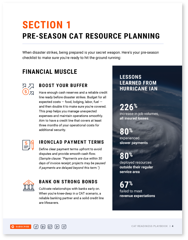 CAT Readiness Playbook: Excel in CAT restoration planning