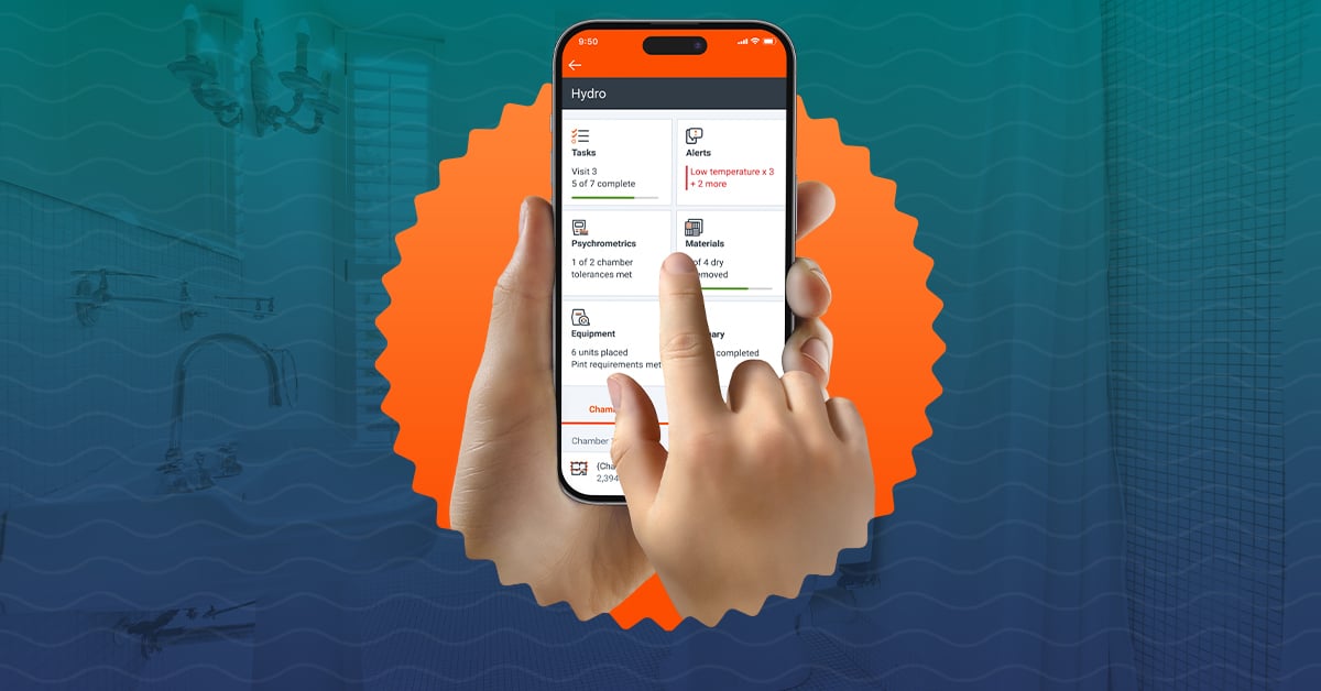Water mitigation updates to the Encircle app improve documentation