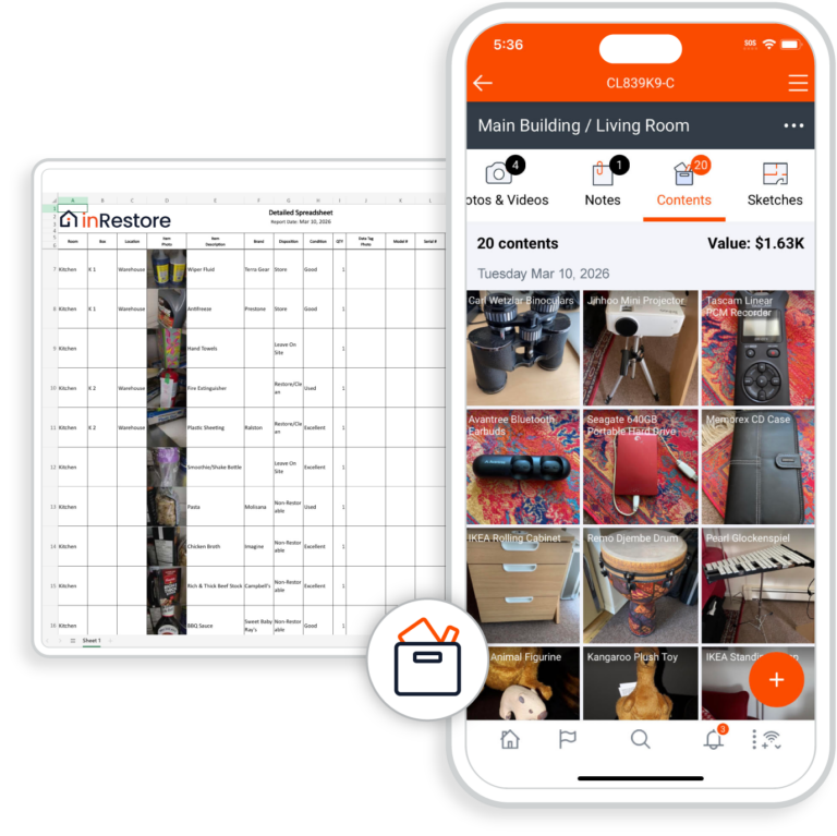 Contents Management Software for Restoration | Encircle